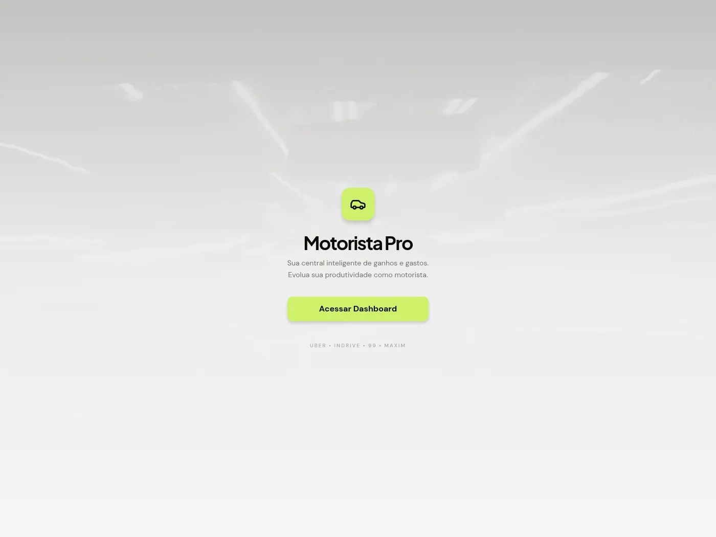 Motorista Pro Dashboard