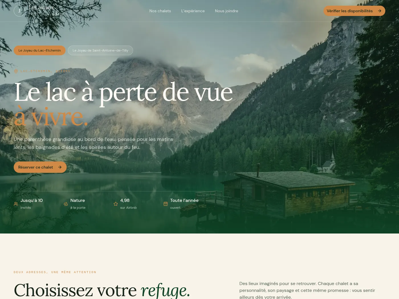 Chalet RSVP Booking Site