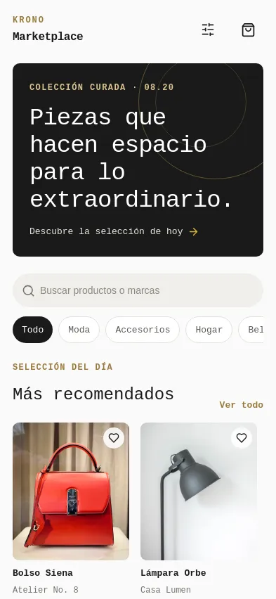Krono Marketplace Mobile