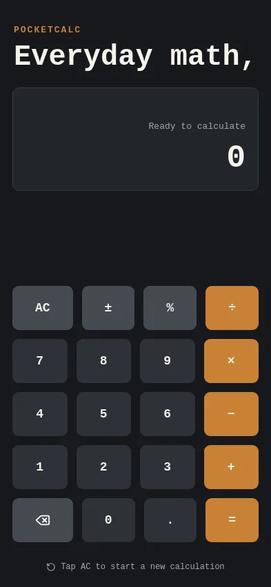 PocketCalc