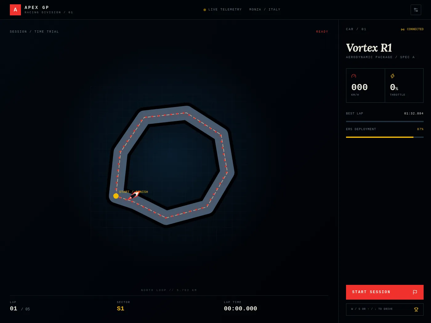 F1 Racer Simulator