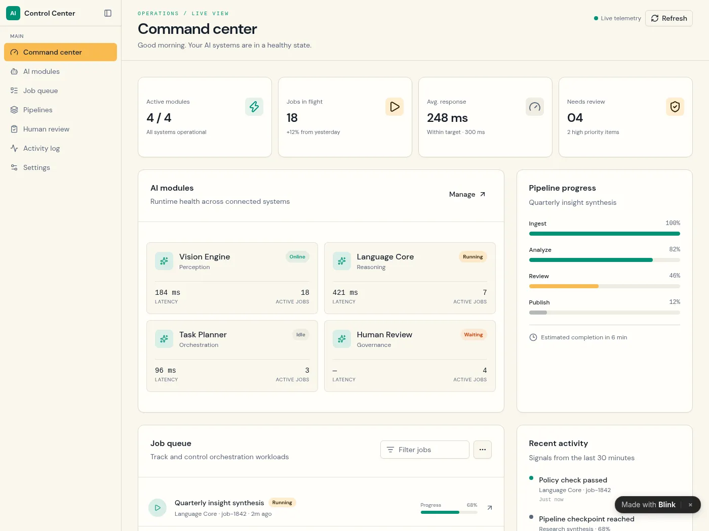 AI Control Center