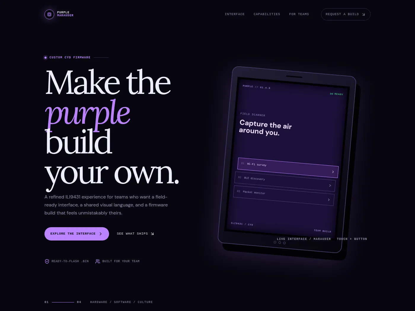 Purple Marauder Firmware