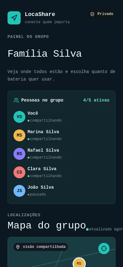 LocaShare Mobile