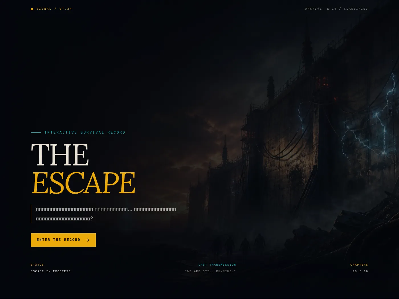 Apocalypse Escape Visualizer