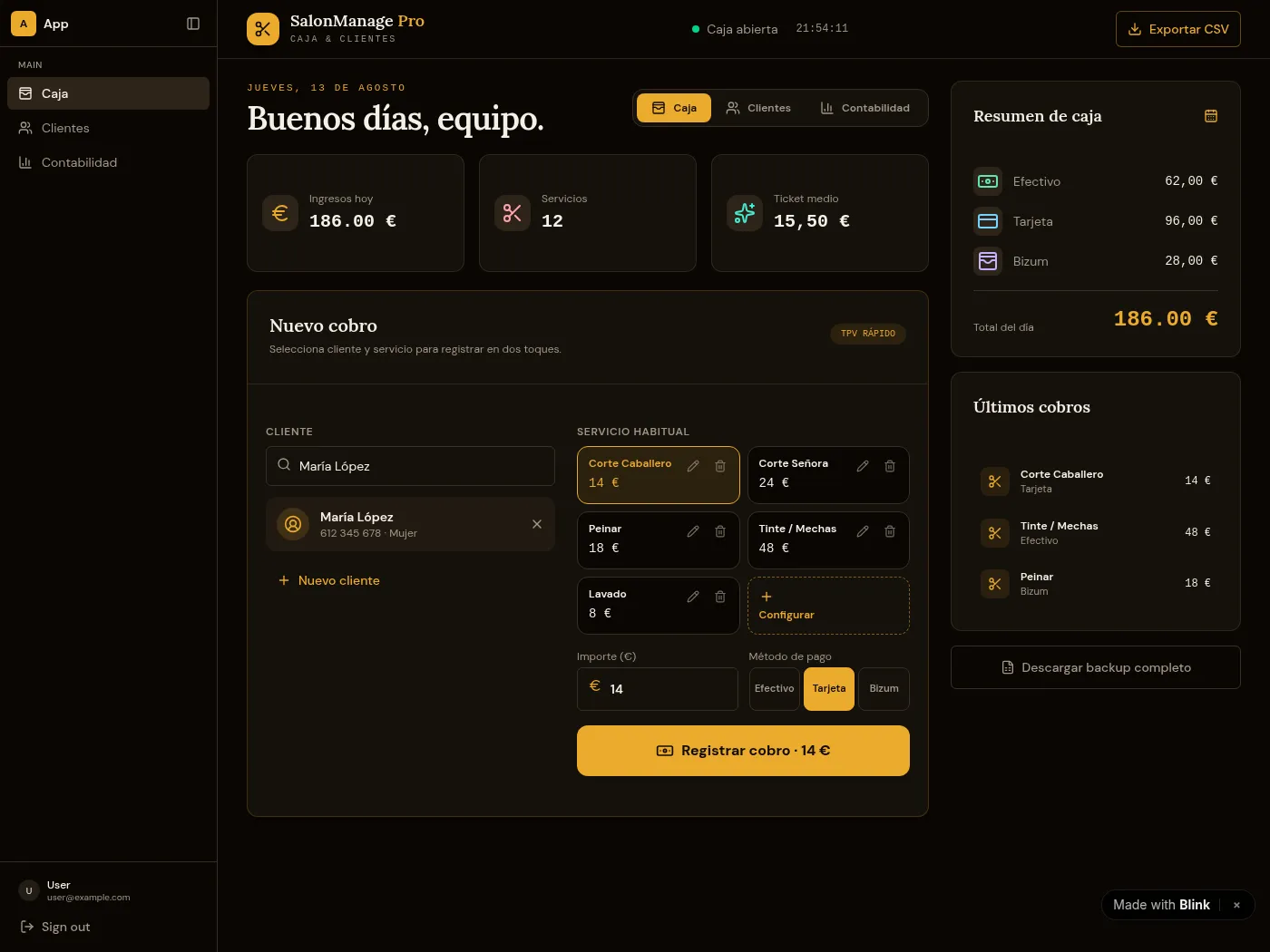 SalonManage Pro