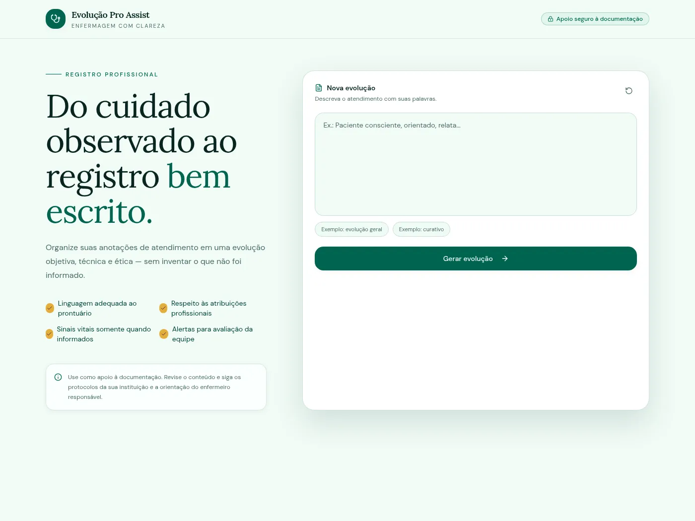 Evolução Pro Assist