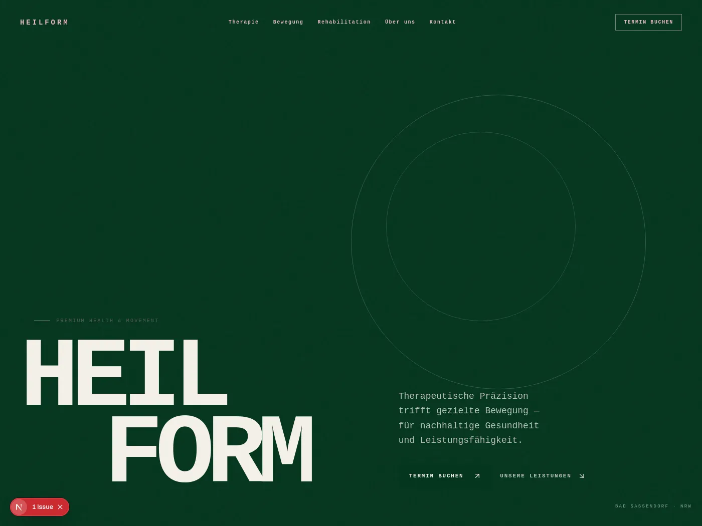 HEILFORM Premium Digital Experience