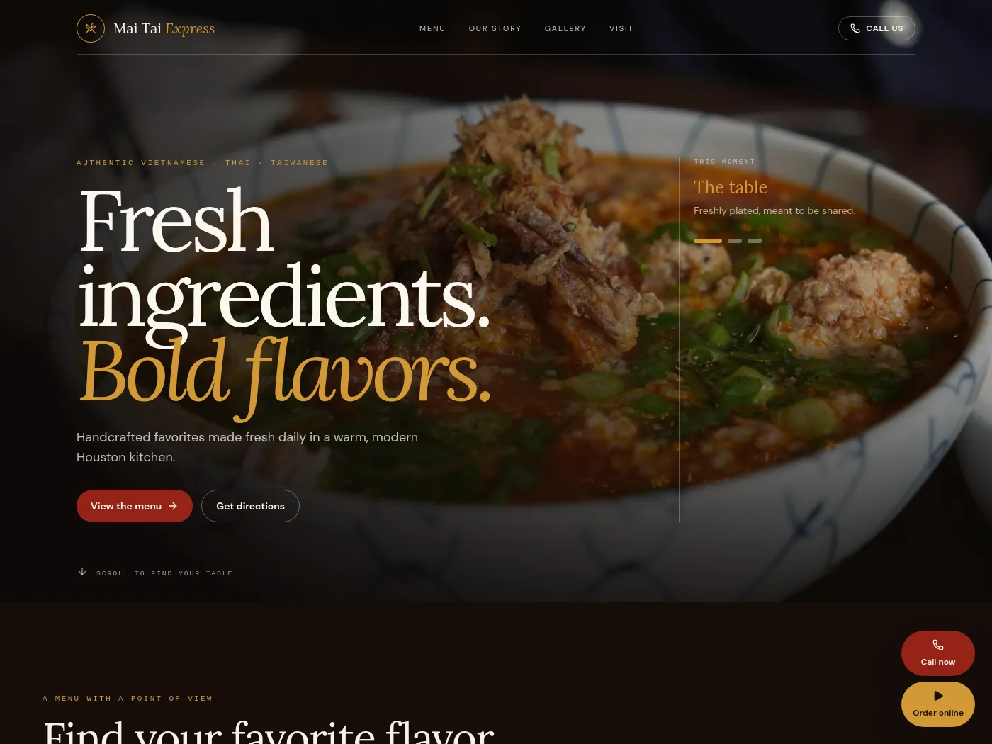 Mai Tai Express Website