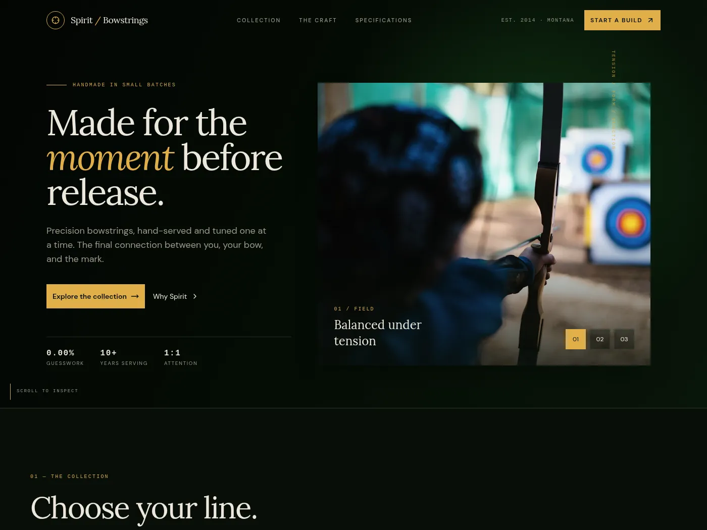 Spirit Bowstrings Website
