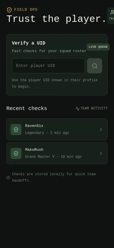 COD Mobile Authenticator
