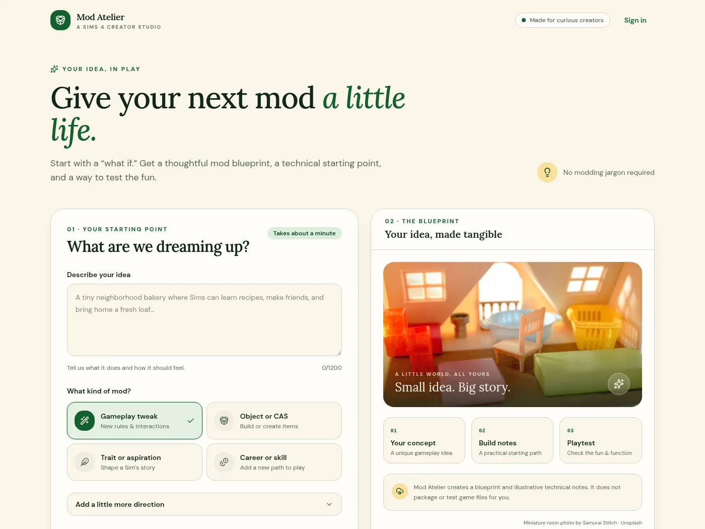 Sims 4 Mod Generator
