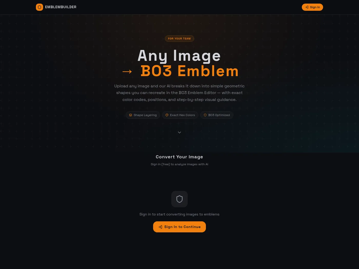 EmblemBuilder Tutor