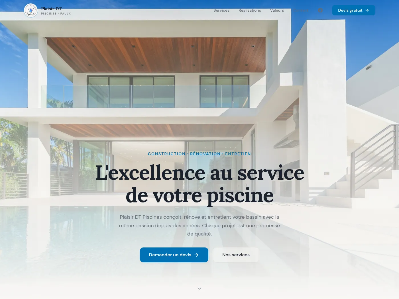 Plaisir DT Piscines Site
