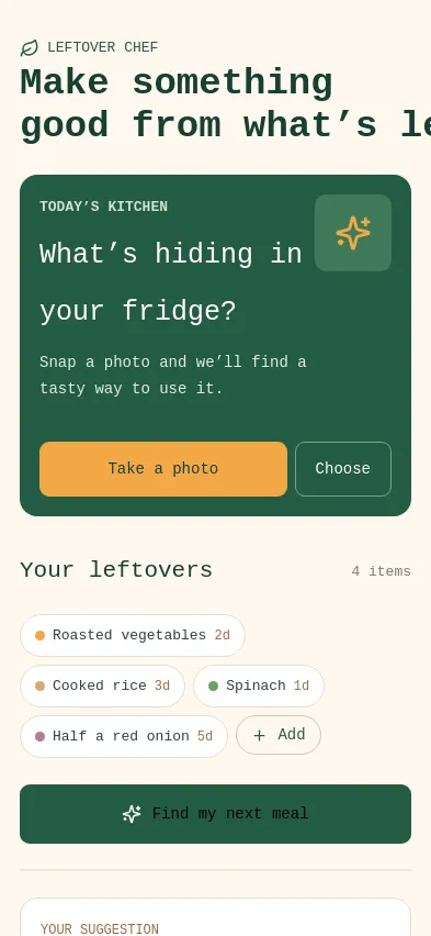 Leftover Chef