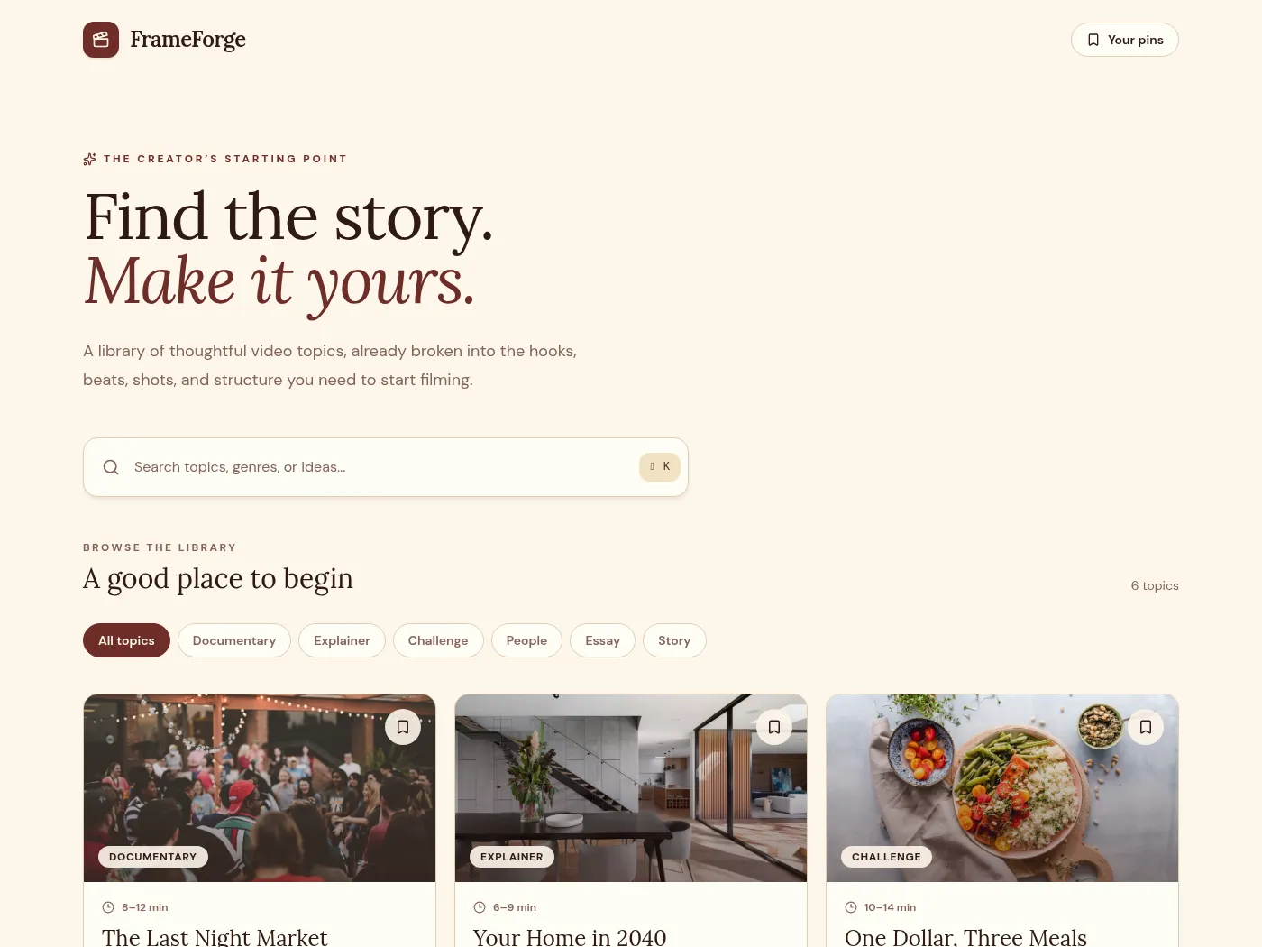 Video Topic Toolkit
