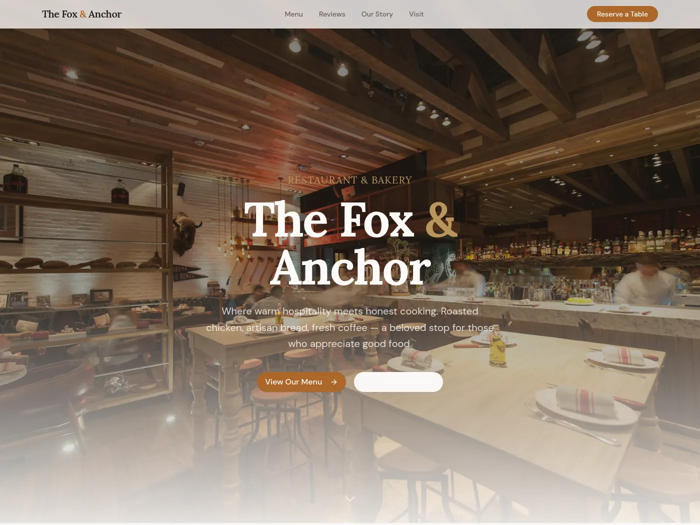 Fox & Anchor Luxe Site