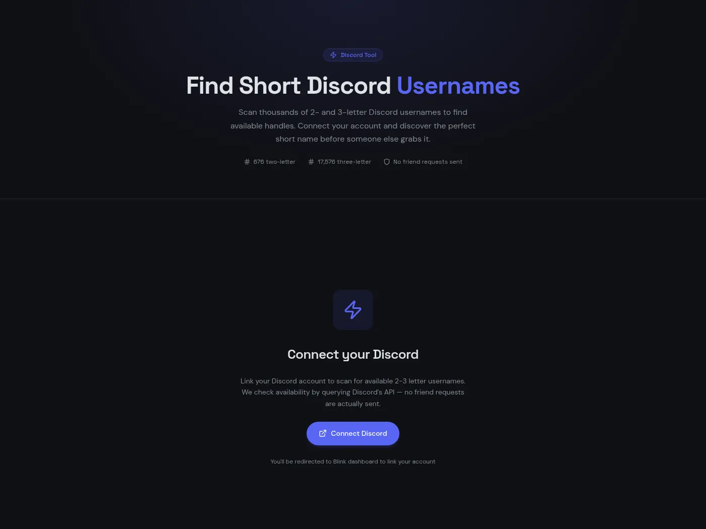 Discord Short Name Finder
