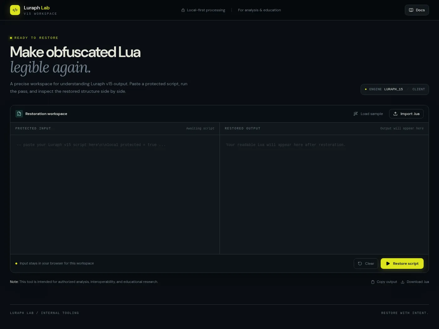 Luraph Deobfuscator
