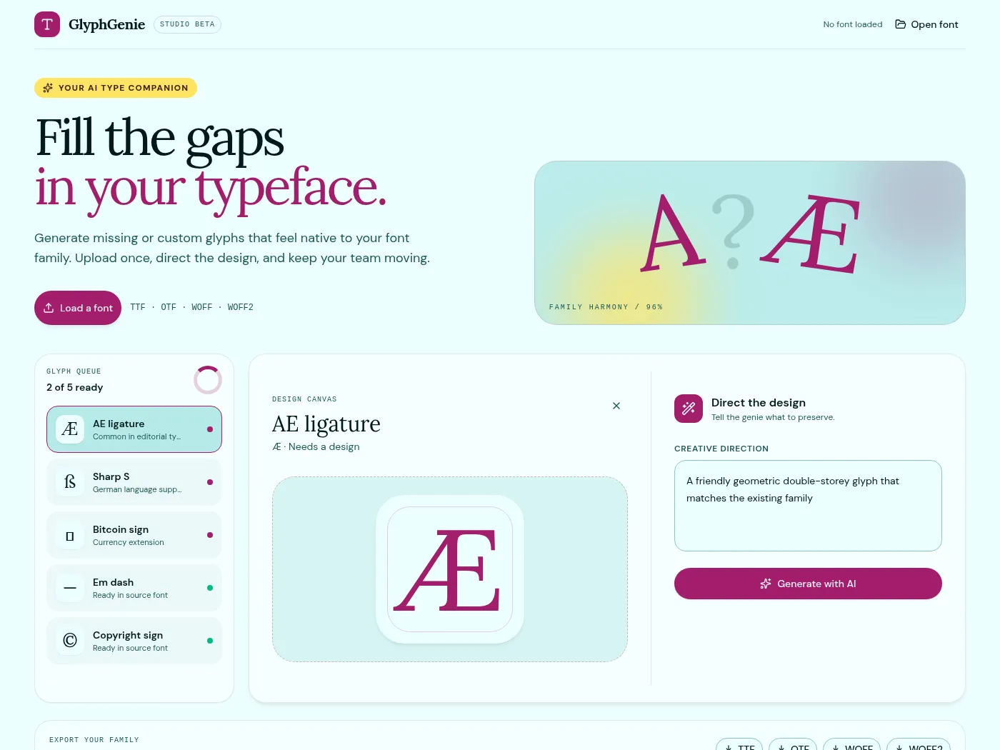 GlyphGenie