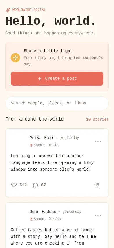 WorldWide Social