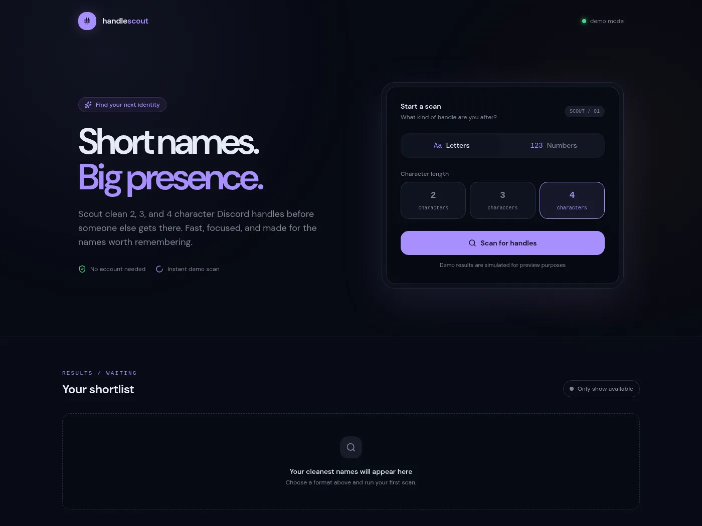 Discord Handle Finder