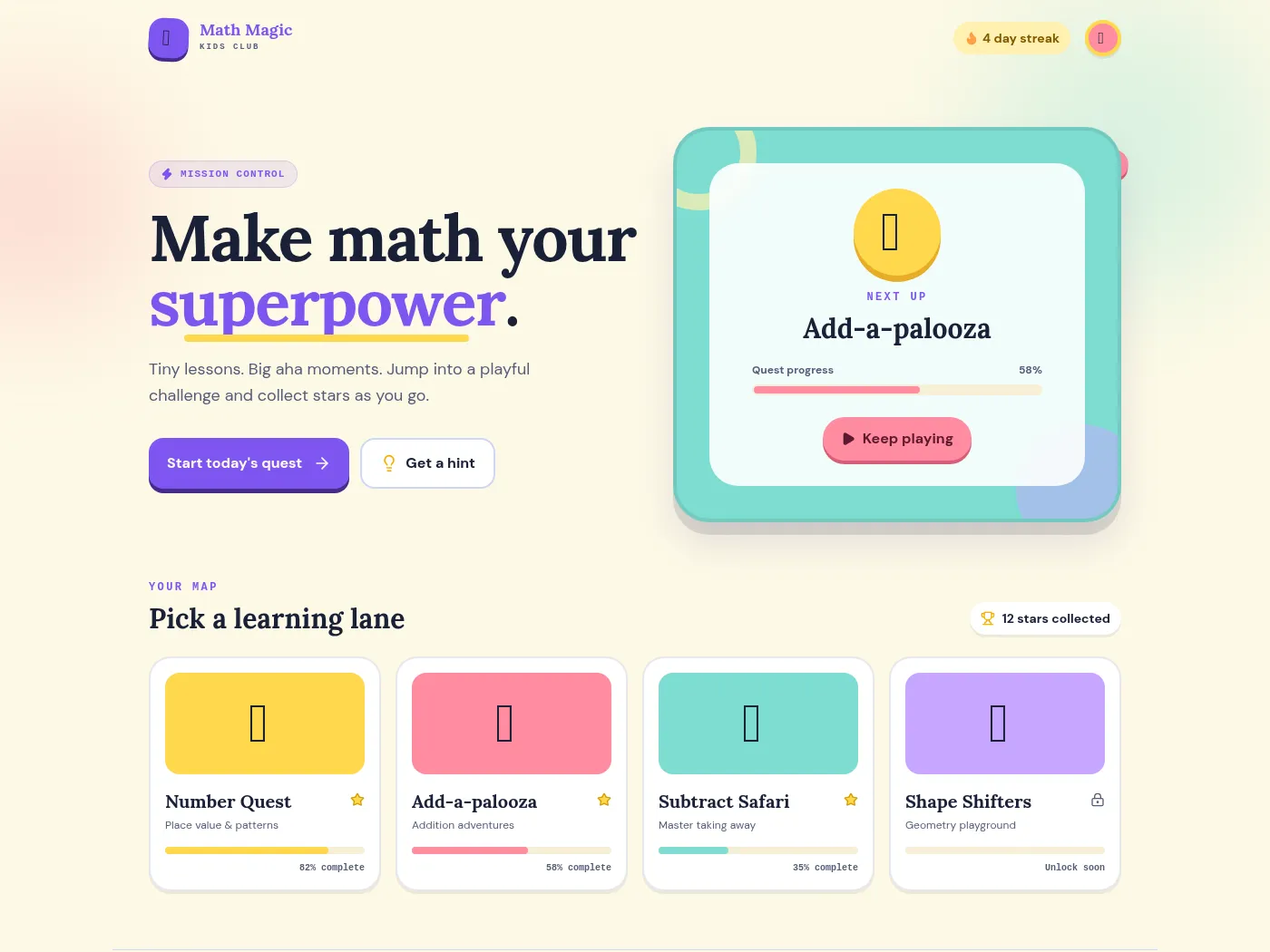 Math Magic Kids App