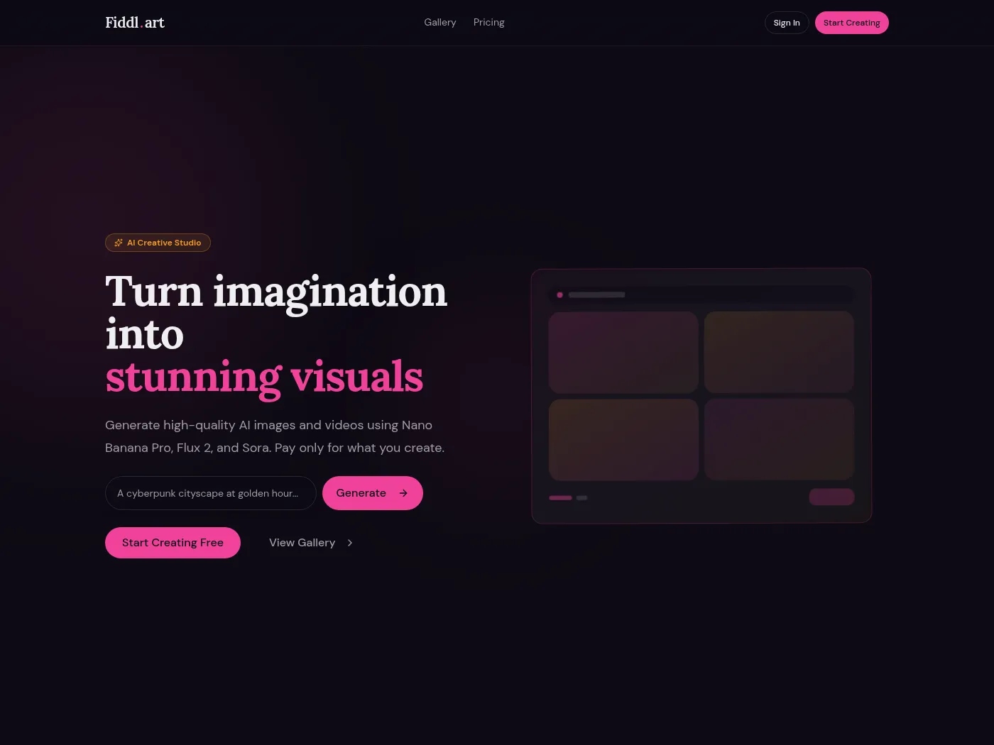 Fiddl.art AI Studio