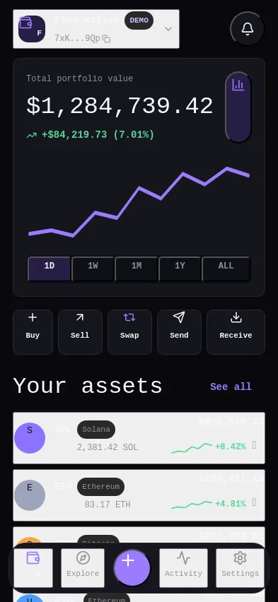 Flex Wallet Demo