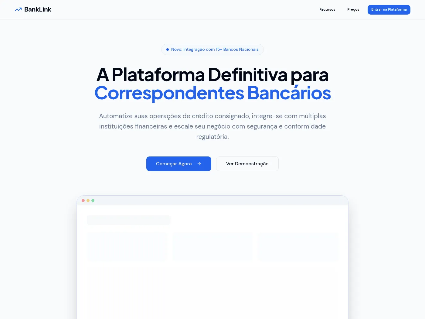 BankLink SaaS Platform