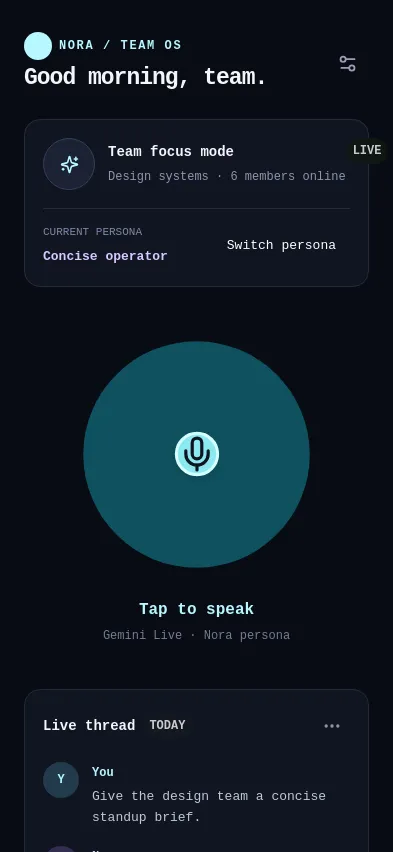 Gemini Voice Orb