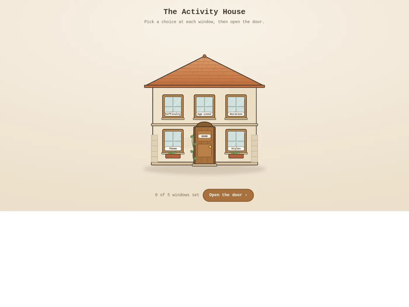Activity House