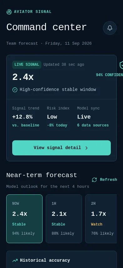 Aviator Signal Predictor