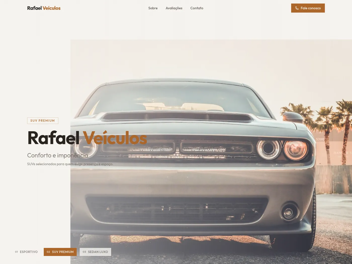 Rafael Veículos Pro Site