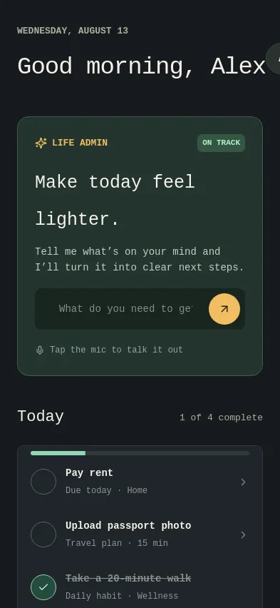 AI Life Admin