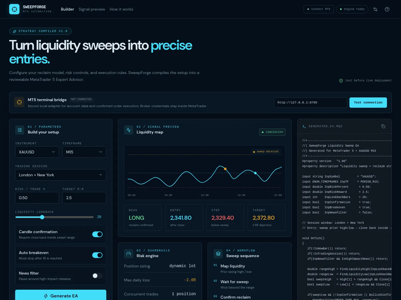 Liquidity Sweep Bot MT5