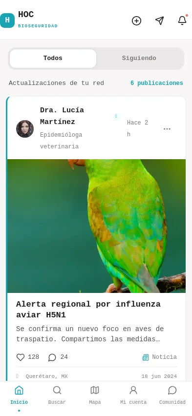 HOC Bioseguridad UI Kit