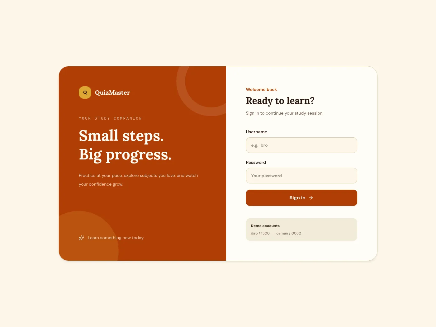 QuizMaster Study Hub