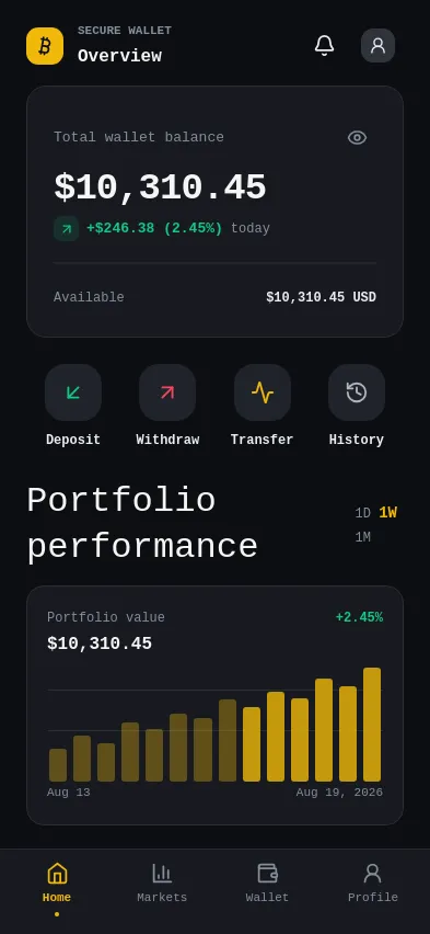 Stablecoin Wallet App