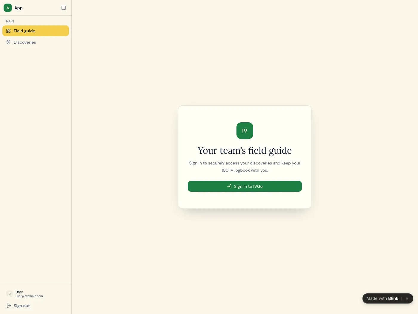 IVGo Tracker
