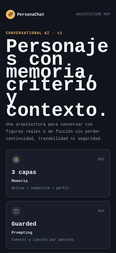 PersonaChat AI Mobile