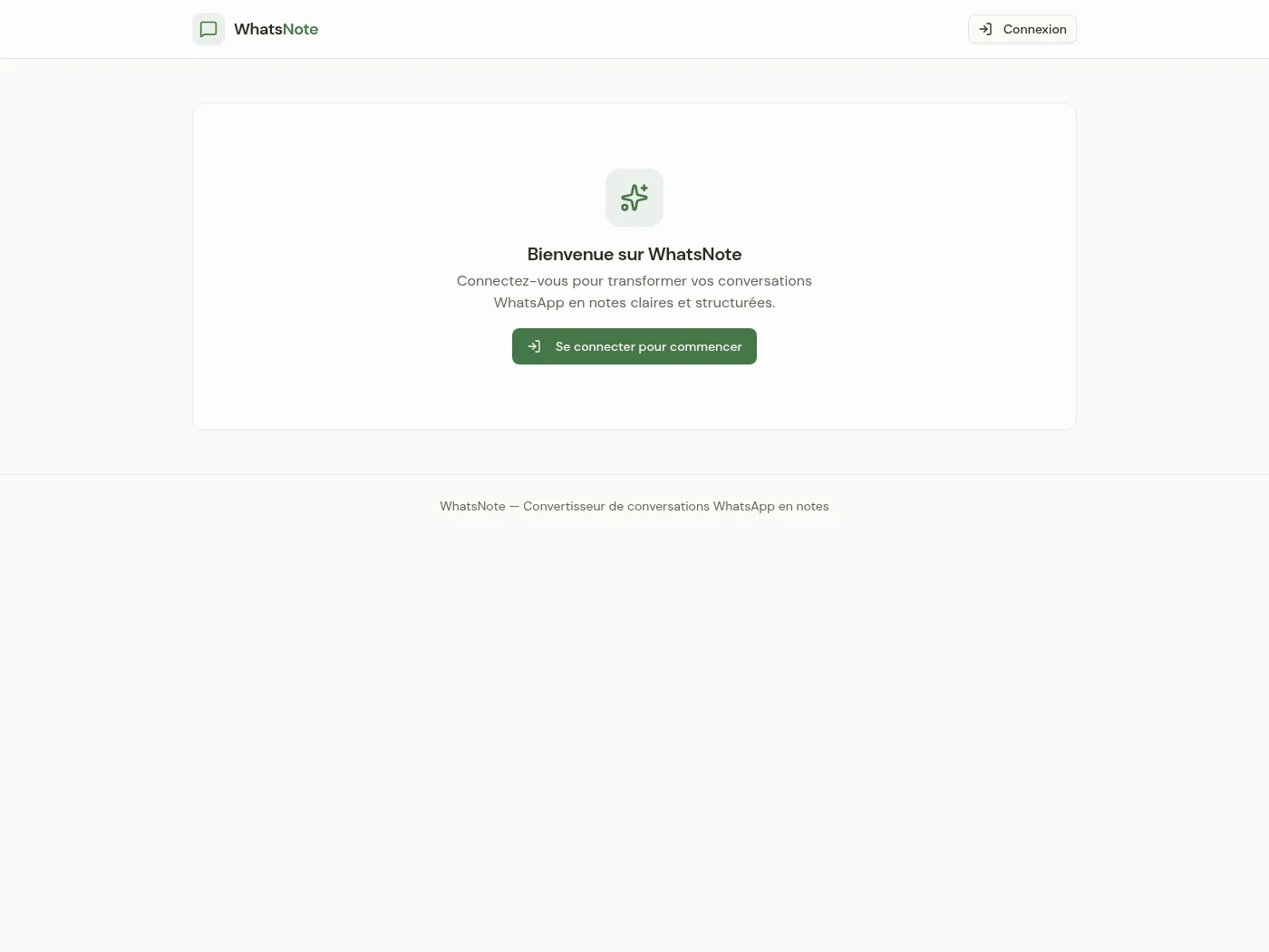 WhatsNote Convertisseur