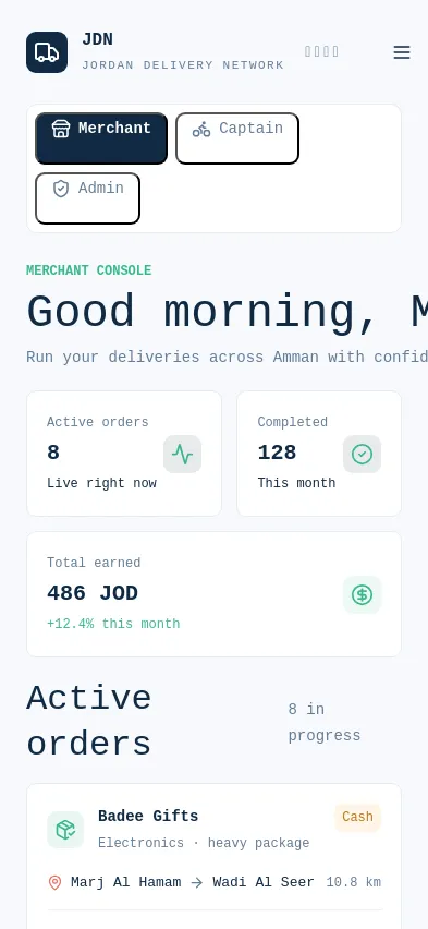 Jordan Delivery Network
