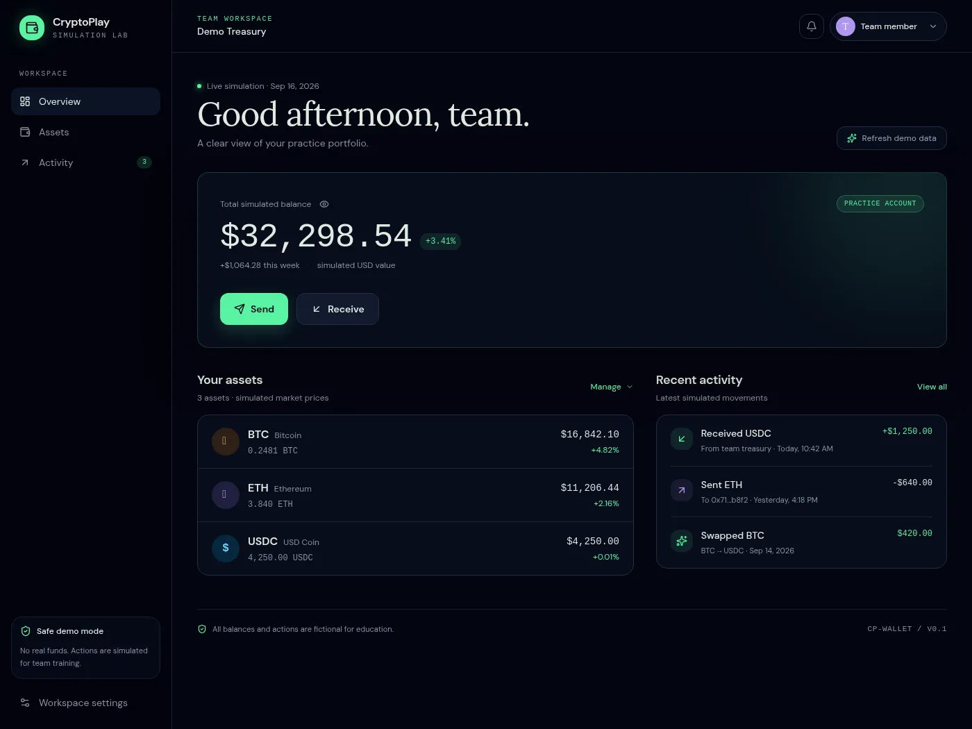 CryptoPlay Wallet