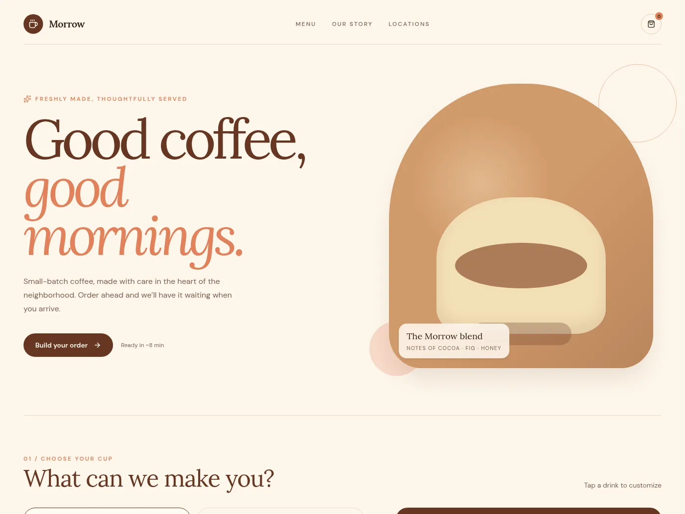Coffee Shop Pay Portal