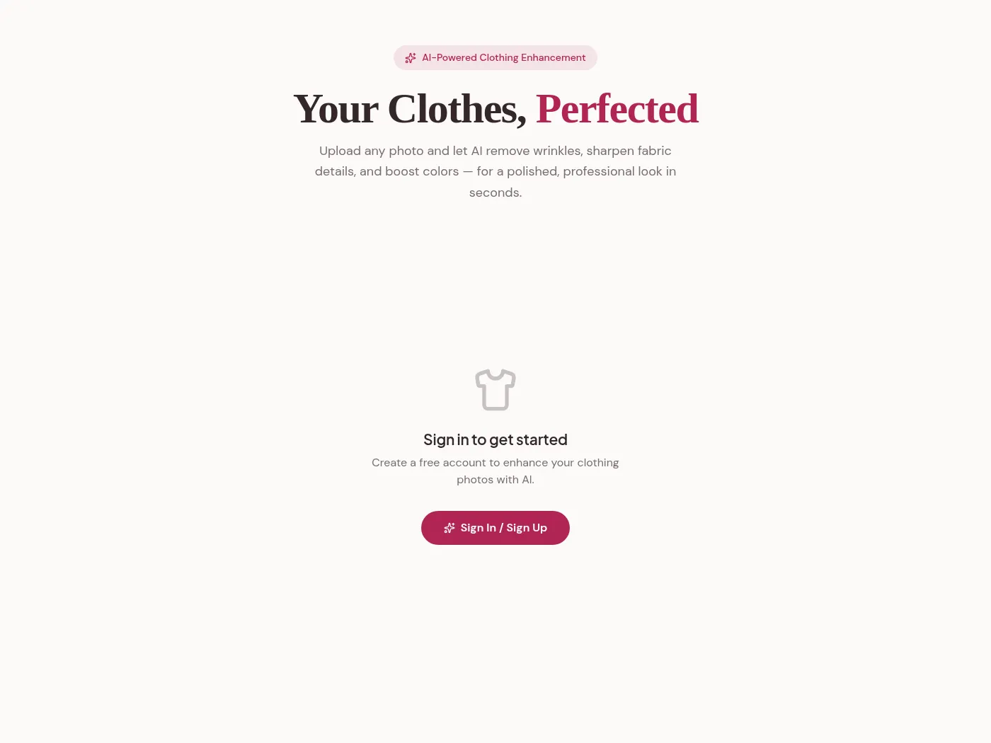 ClothFixer AI Web