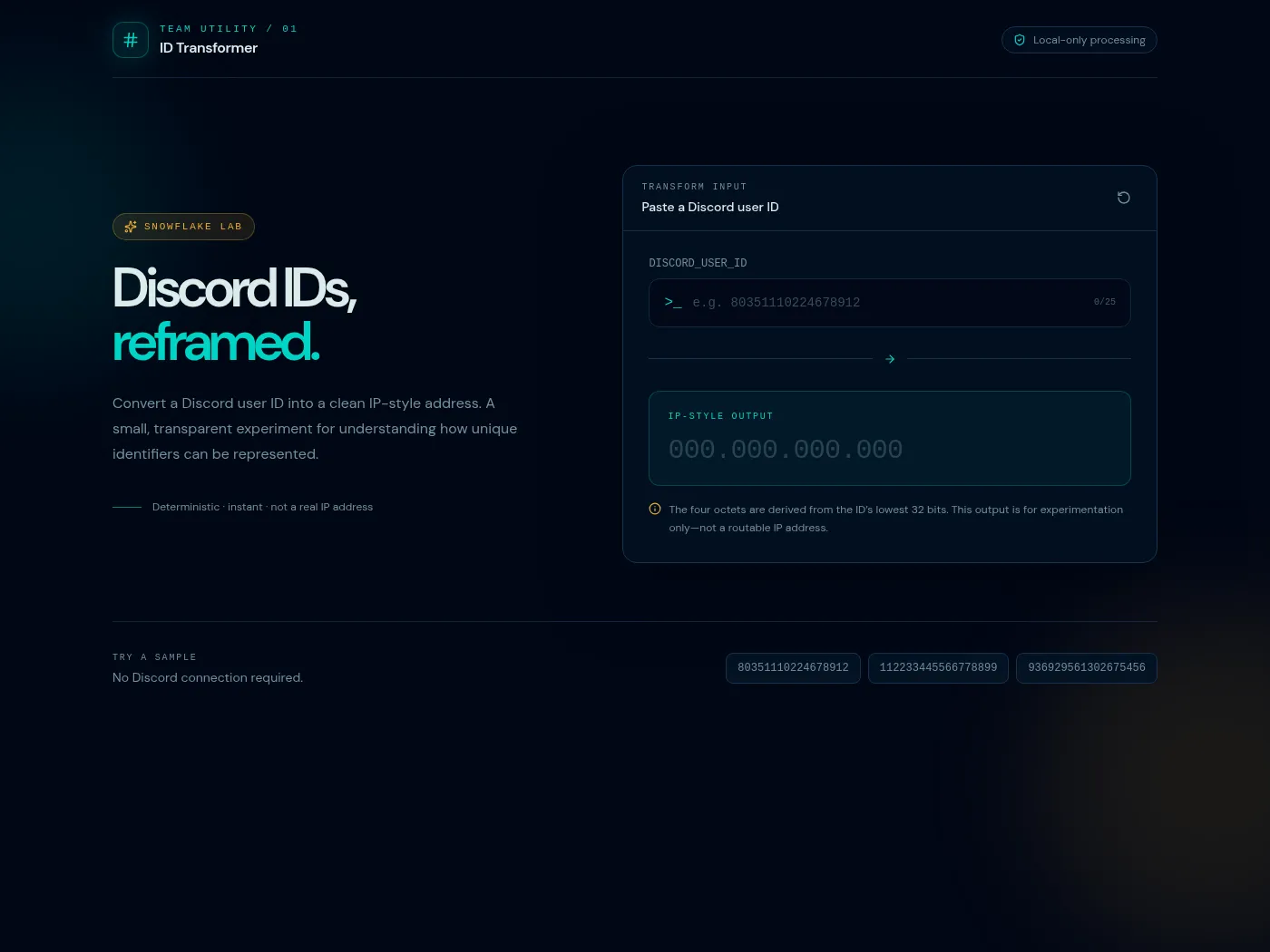 Discord ID Transformer