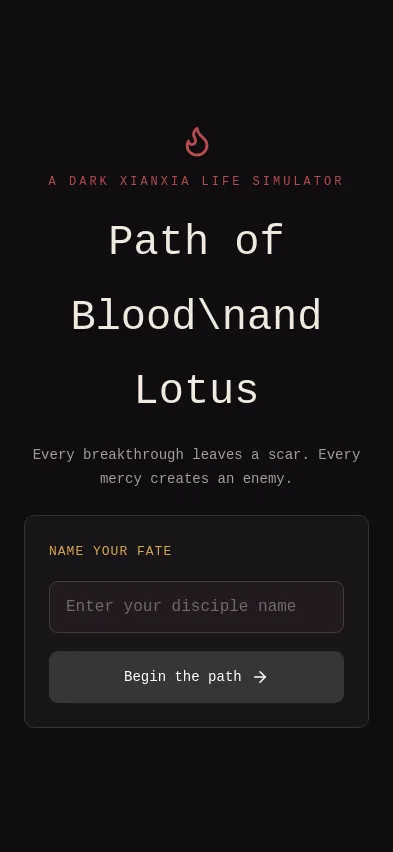 Path of Blood and Lotus