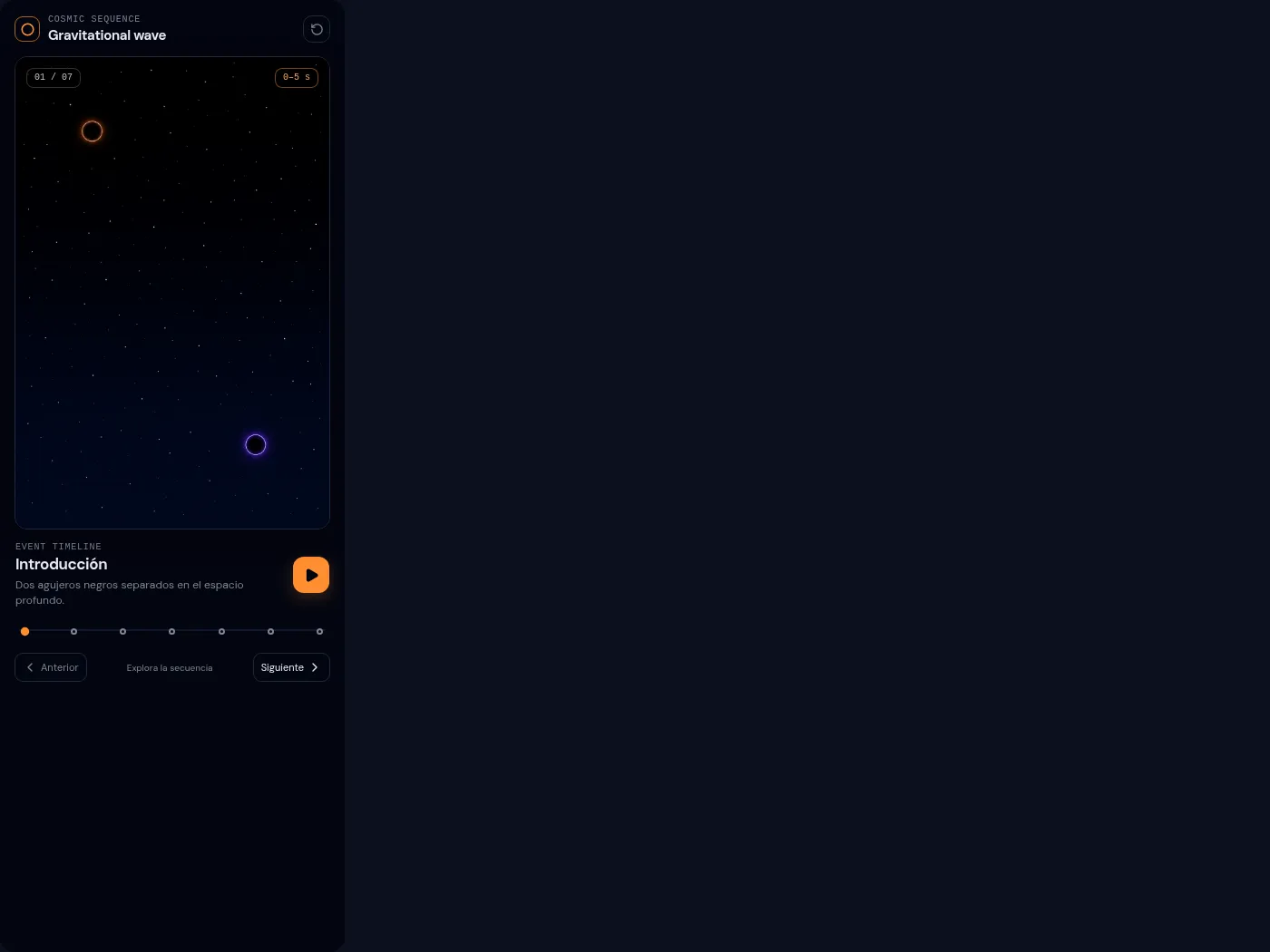 Gravitational Wave Visualizer