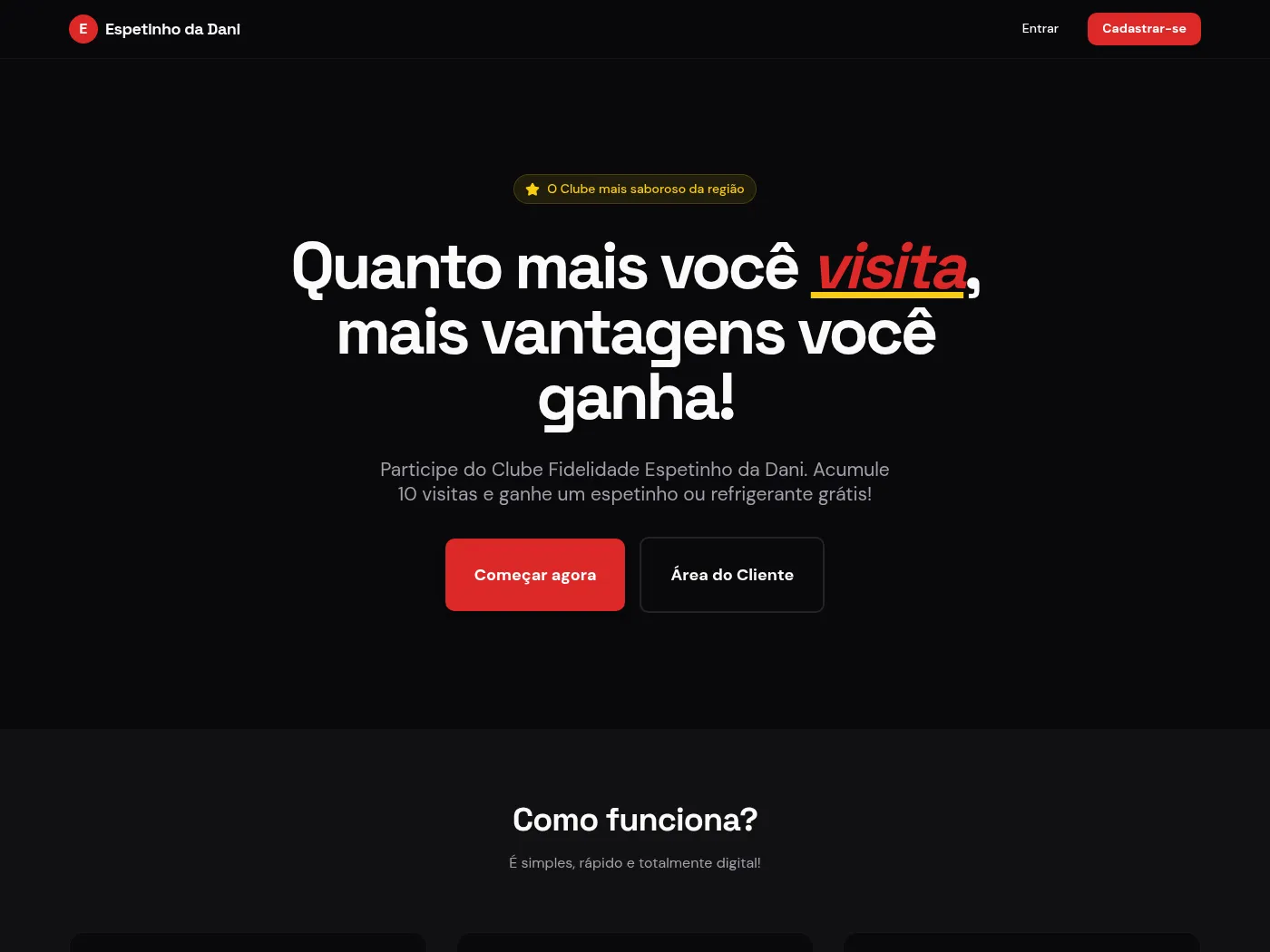 Clube Fidelidade Espetinho